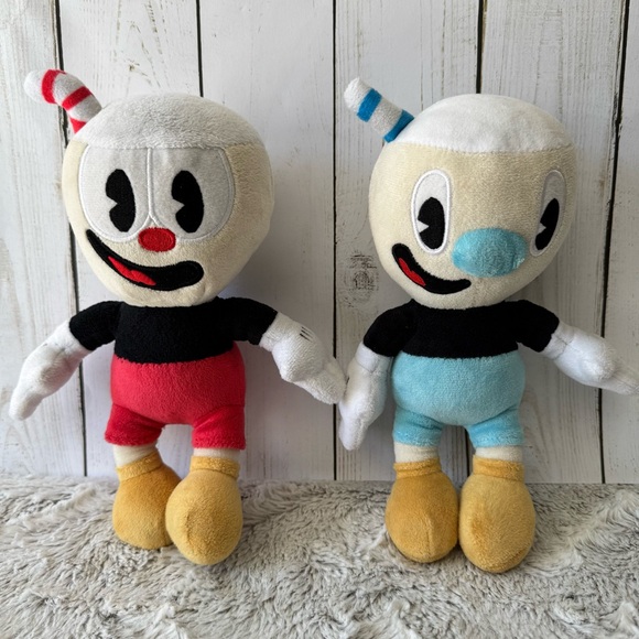 Toys | Cuphead And Mugman Plush Toy Set | Poshmark